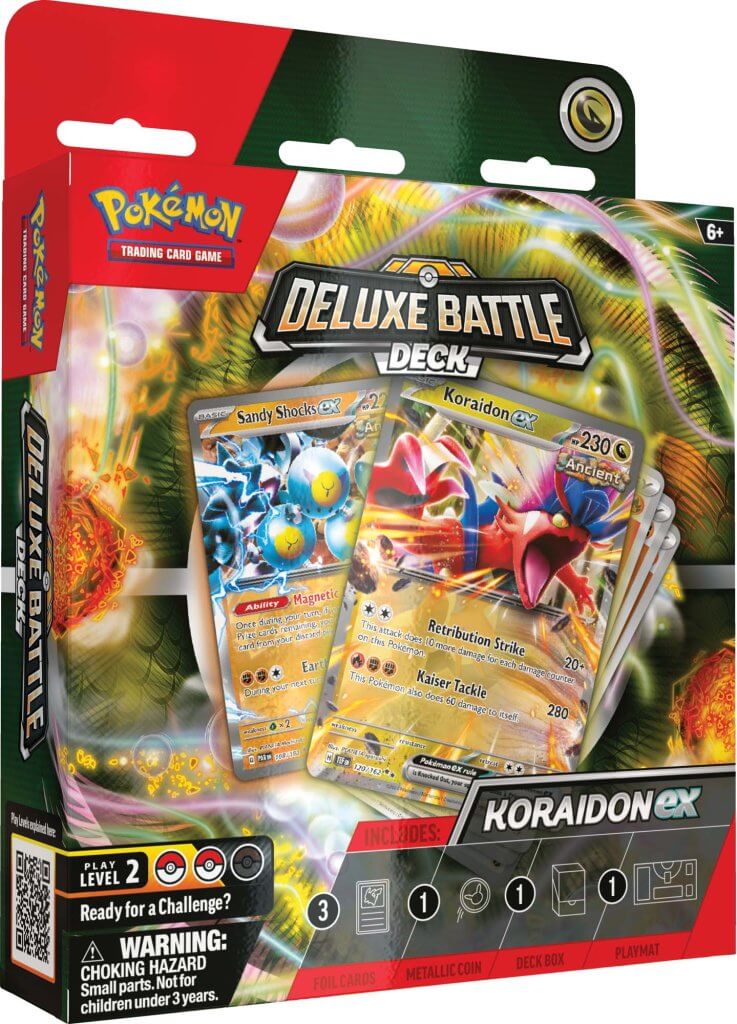 Pokemon TCG Miraidon ex / Koraidon ex Deluxe Battle Deck