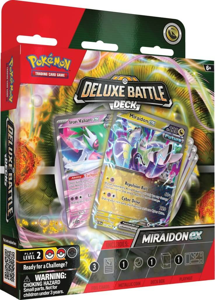 Pokemon TCG Miraidon ex / Koraidon ex Deluxe Battle Deck